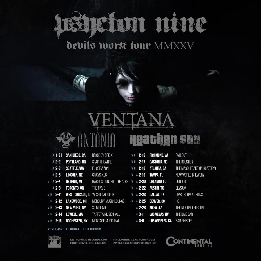 Psyclon Nine (North American Tour) – Metropolis Records